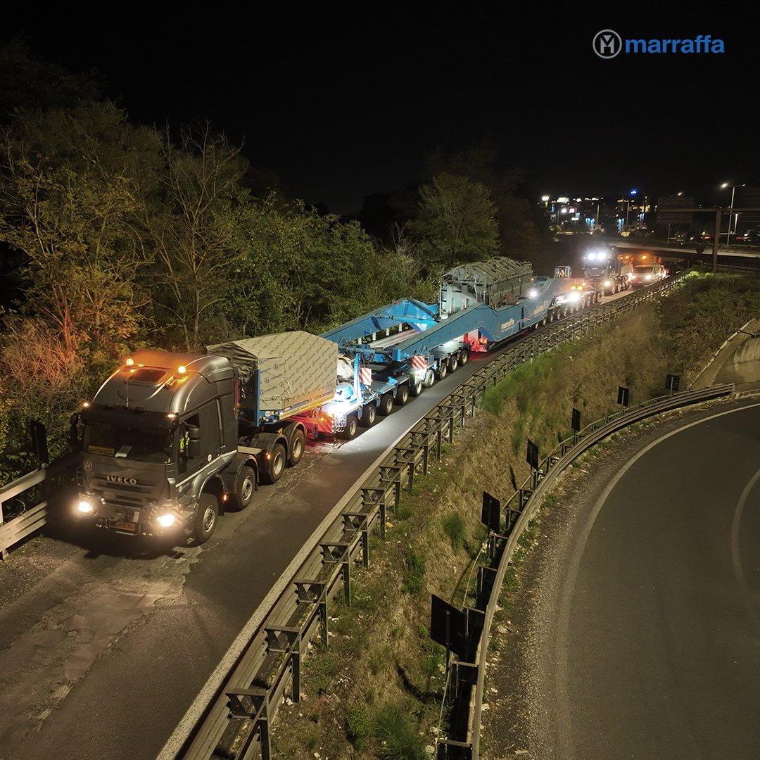 Trasporto eccezionale di un trasformatore da 140 ton | START